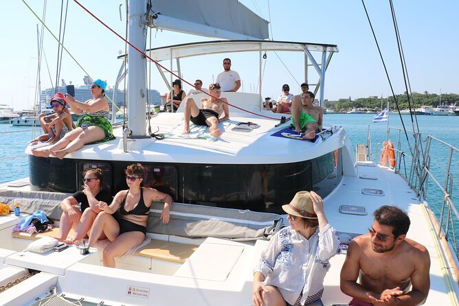 Catamaran Cruises Rhodes - 6 Hours Day Cruise ALL INCLUSIVE - Comfort and Convenience