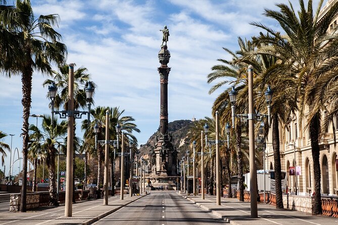 Columbus Monument Access With Barcelona Seaside Guided Tour - Exploring the Drassanes Reials (Royal Shipyards)