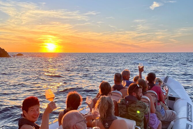 Cruise Sunset Aperitif Scandola/Gulf Porto/Piana Boat 12p - The Sum Up