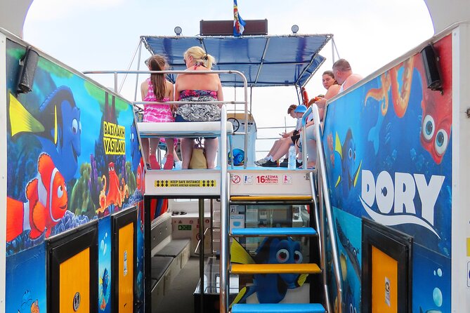 Dory's Glass Bottom Boat Adventure in Pserimos and Pserimos Beach - The Experience: Pros and Cons