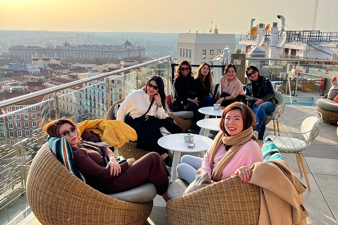 Explore Madrid Rooftop Bars - The Guide and Group Size
