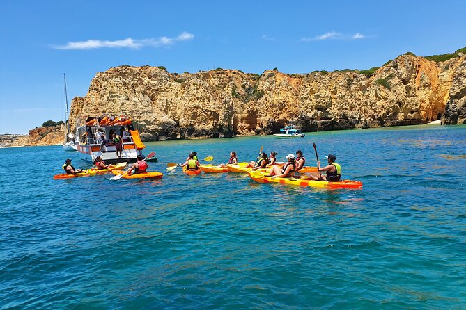 From Lagos: Kayak Tour of Ponta da Piedade Caves on Catamaran - The Sum Up