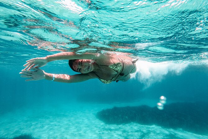 Heraklion: Dia Catamaran Tour, Lunch, Open Bar & Snorkeling - Water Activities and Relaxation