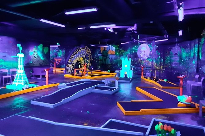 Prague Black Light Mini Golf Admission Ticket - FAQ
