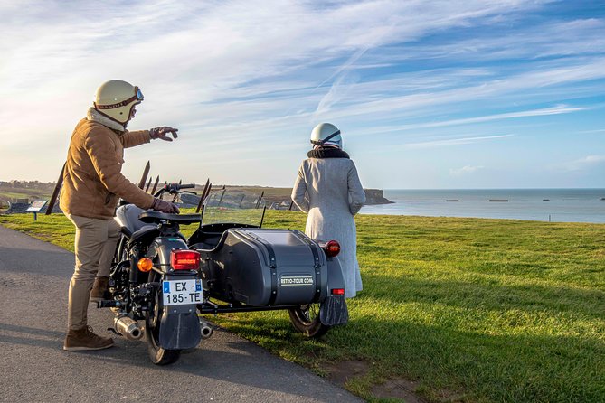 Private tour of 2 hour to 7 hours by sidecar on the D-Day beaches - The Ride: An Experience in Itself