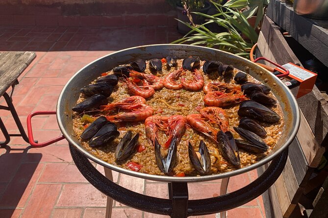 Rooftop Paella Seafood Cooking Class Experience in Barcelona - FAQ