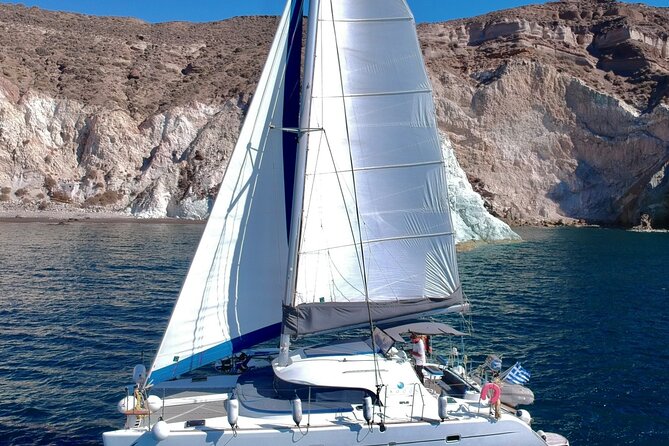 Santorini Sunset:Private All-In Catamaran Cruise (Food&Drinks) - FAQ