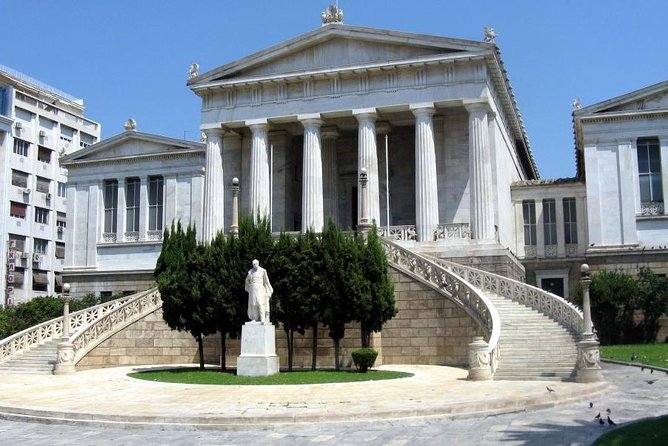 Athens city Tour (4hrs) combined with Piraeus Port Cruise Terminal transfers - Stop 4: The Roman Arch and Neoclassical University Building