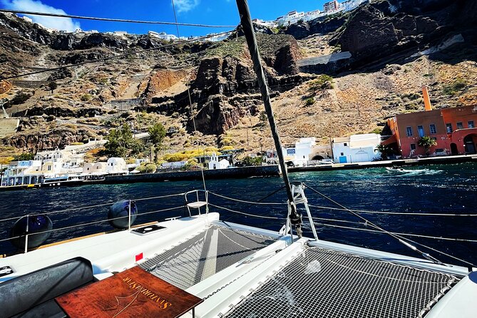 Half Day Premium Catamaran Cruise in Santorini including Oia - The Sum Up