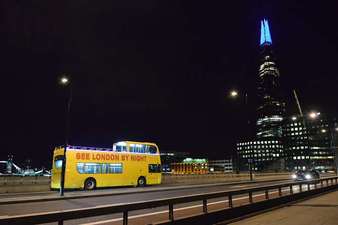 London by Night Sightseeing Tour - Open top bus - Additional Information