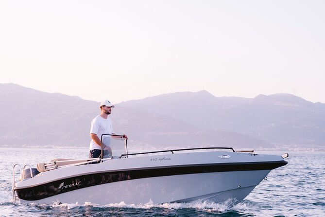 Santorini Rent a Boat - License free - The Sum Up