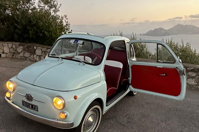 Vintage car 500 Photo shoot on The amalfi coast - Authenticity, Comfort, and Practicalities