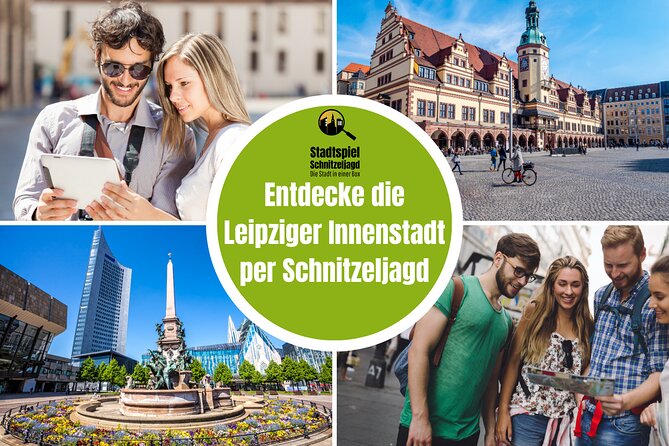 City game scavenger hunt Leipzig city center - independent city tour - FAQs