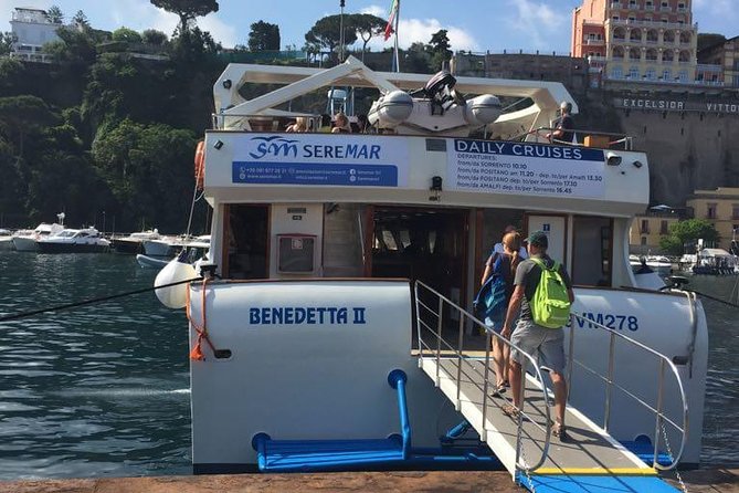 Gold Cruise Positano and Amalfi From Sorrento, Seiano or C.Stabia - The Sum Up