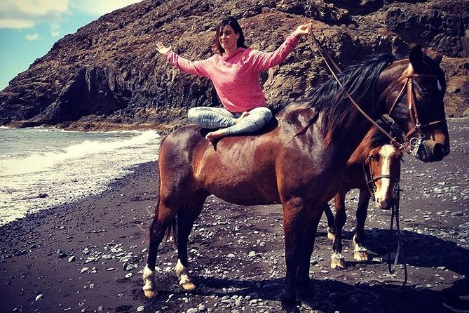 Horseback Riding in the sunset of Famara Beach, Lanzarote, Spain - The Sum Up