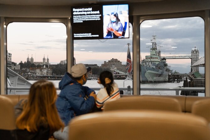 London Roundtrip Thames Cruise Uber Boat by Thames Clippers - Considerations and Limitations