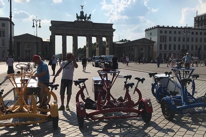 Party and Beer Bike Private Sightseeing Tour Berlin with Pick-up - FAQs