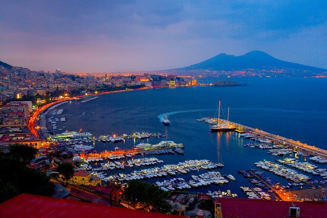 8:30 a.m. - Pompeii and photos Panoramica di Napoli (morning) - Detailed itinerary breakdown