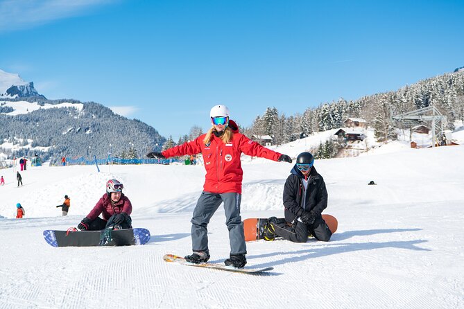 Afternoon Beginner Package Snowboard - Introduction: A Gentle Introduction to Snowboarding in the Swiss Alps