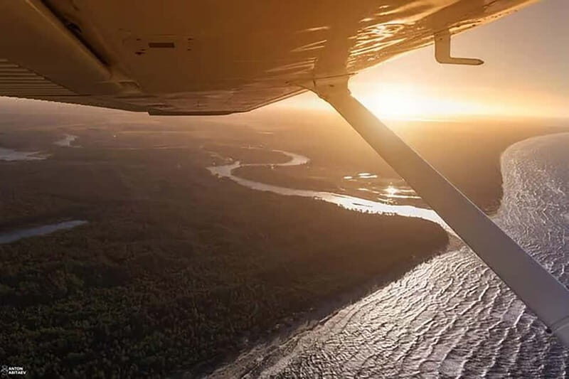 Airplane flight over Riga or Latvia - The Itinerary: Making the Most of Your Flight