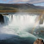 Akureyri Port: Lake Mývatn & Goðafoss Waterfall Day Trip - First Major Stop: Goðafoss Waterfall