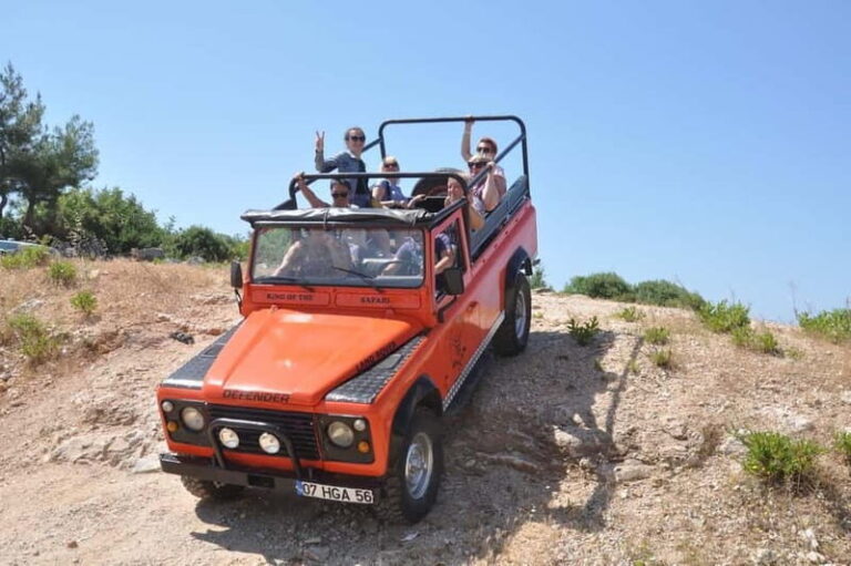 Alanya Jeep Safari: Dim Cave, River & Nature Adventure - The Itinerary in Detail