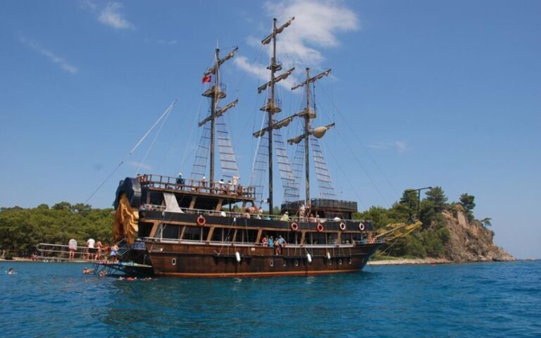 Alanya: Pirate Boat Tour with Unlimited Soft Drinks & Lunch - The Itinerary in Detail