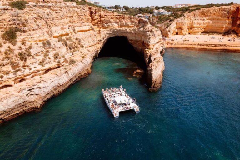 Albufeira: Caves and Coastline Catamaran Cruise to Benagil - The Itinerary: What to Expect at Each Stop