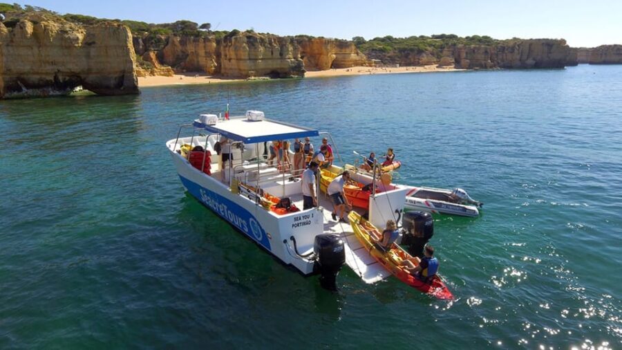 Albufeira Marina: Benagil Cave to Marinha Beach Kayak Tour - Detailed Breakdown of the Experience
