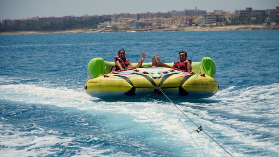 Alicante: Boat Powered Crazy Sofa Ride - The Experience of the Crazy Sofa Ride