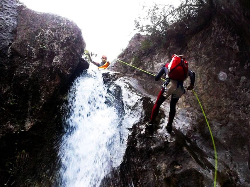 Alicante: Canyoning Adventure in Barranco de Cucales - Detailed Breakdown of the Itinerary