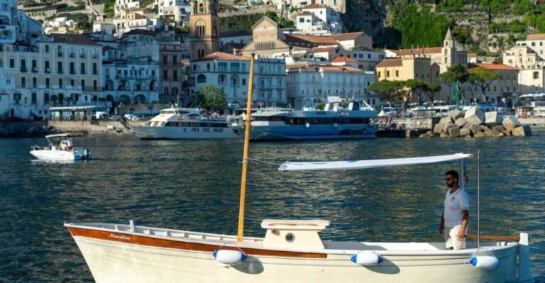 Amalfi cost boat: boat tour with traditional gozzo - What to Expect on Your Day
