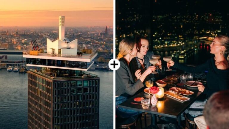 Amsterdam: A'DAM Lookout Ticket and Lunch or Dinner Voucher - The Top Highlights of the A’DAM Lookout Tour