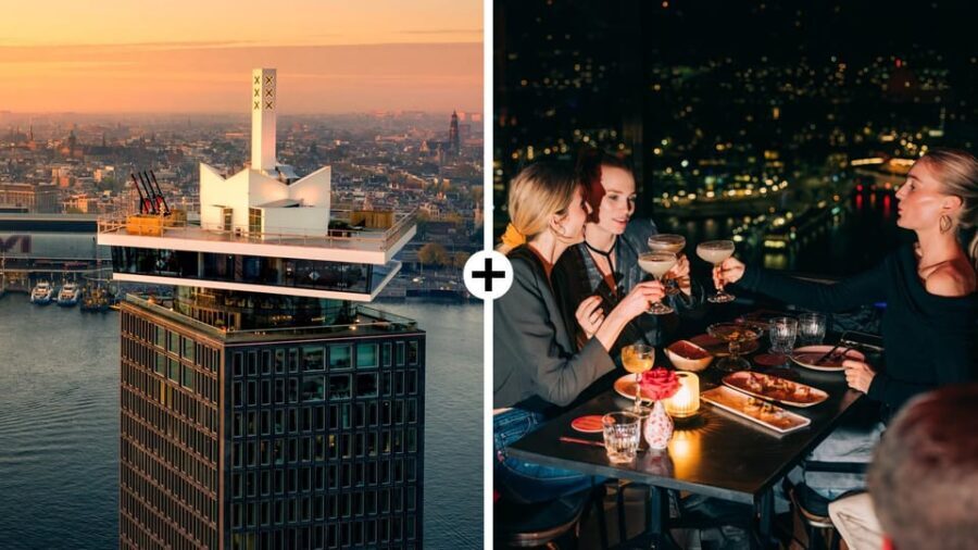 Amsterdam: A'DAM Lookout Ticket and Lunch or Dinner Voucher - The Top Highlights of the A’DAM Lookout Tour