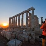 Ancient Corinth and Sunset at Temple of Poseidon Cape Sounio - Transportation and Group Size