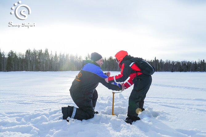 Arctic Ice Fishing by Snowshoe - Arctic Ice Fishing by Snowshoe: An Authentic Arctic Experience Near Rovaniemi