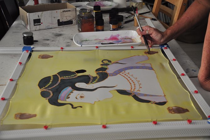 Art workshop-- Create your own greek silk scarf in Athens ! - Key Points