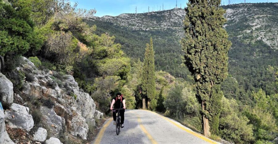 Athens: Electric Bicycle Tour to Mount Hymettus - Detailed Breakdown of the Itinerary