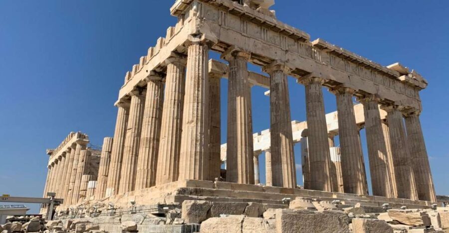 Athens Essential Highlights & Lunch, Poseidon Temple Option - Walking Through Athens’ Iconic Landmarks