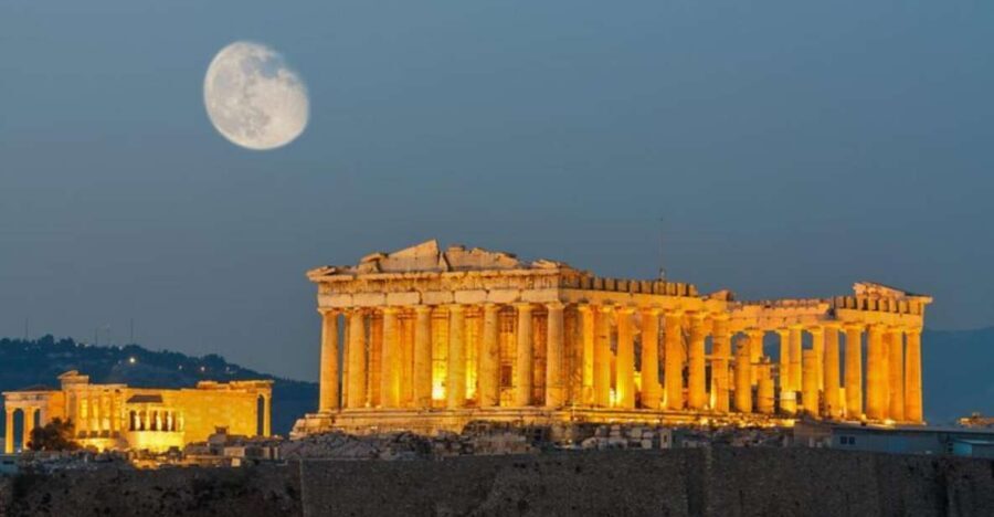 Athens Highlights & Cape Sounion Sunset Tour & Audio Tour - Overlooking Athens from Lycabettus