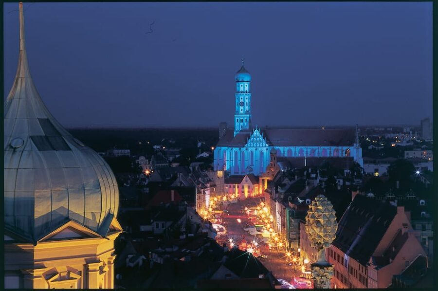 Augsburg: Illuminated Guided Evening Walking Tour - Exploring Augsburgs Nighttime Charm