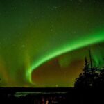 Auroras Northern Lights in Saariselka - The Setting: In a Tepee and Around a Fire