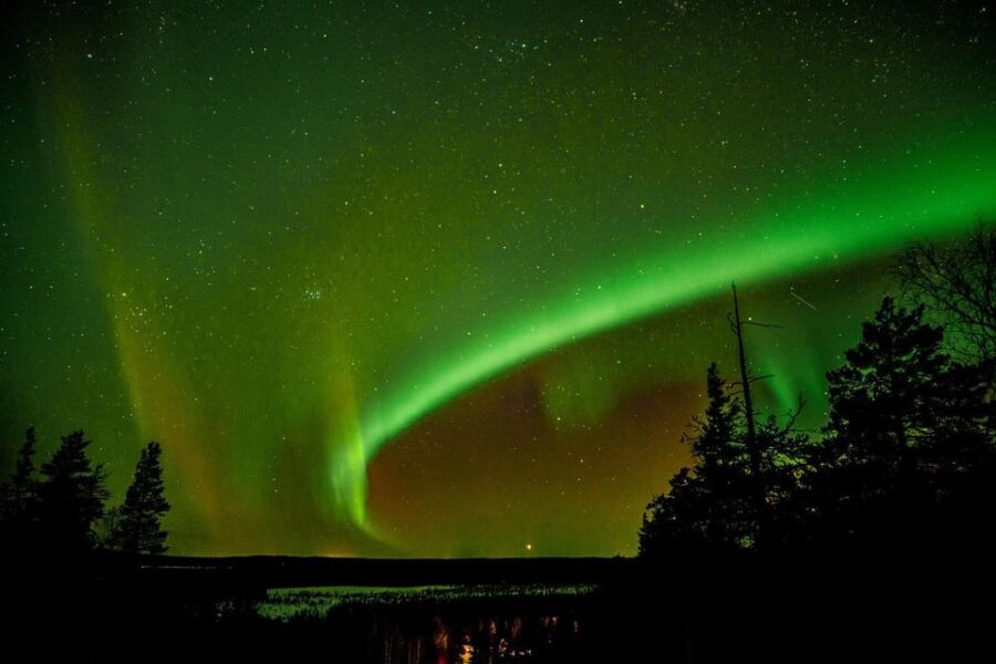 Auroras Northern Lights in Saariselka - The Setting: In a Tepee and Around a Fire