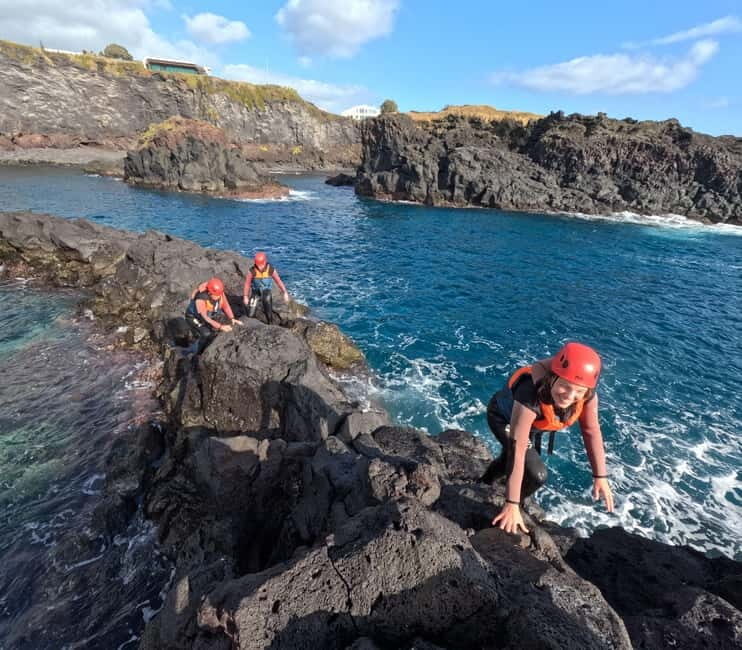 Azores Coasteering - Caloura l S.Miguel - The Itinerary: What’s Happening at Each Stop?