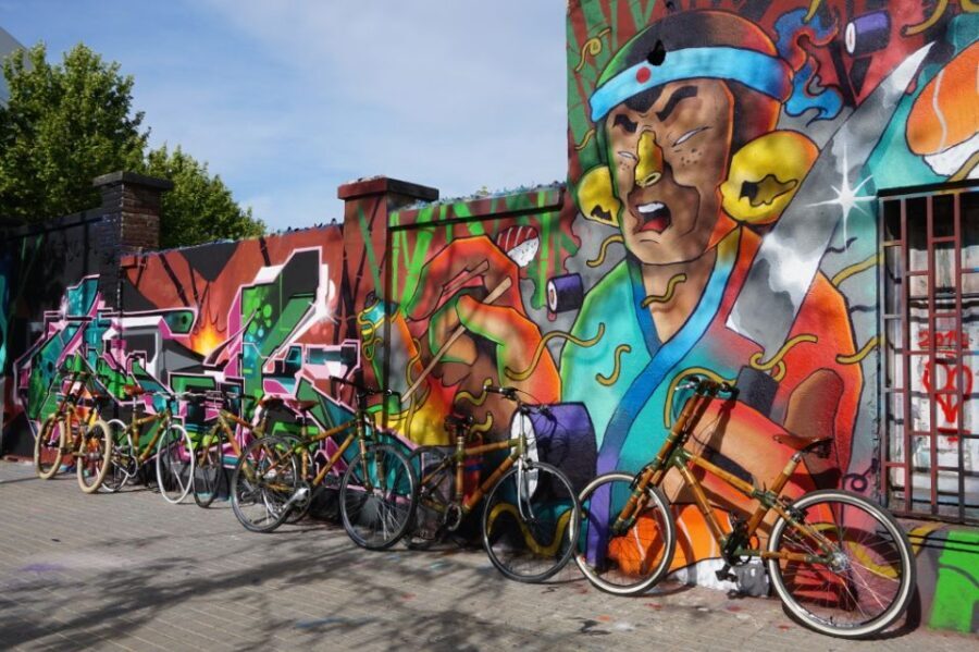 Barcelona: 3.5-Hour Street Art Tour by Bamboo Bike - The Itinerary: From City Center to Creative Districts