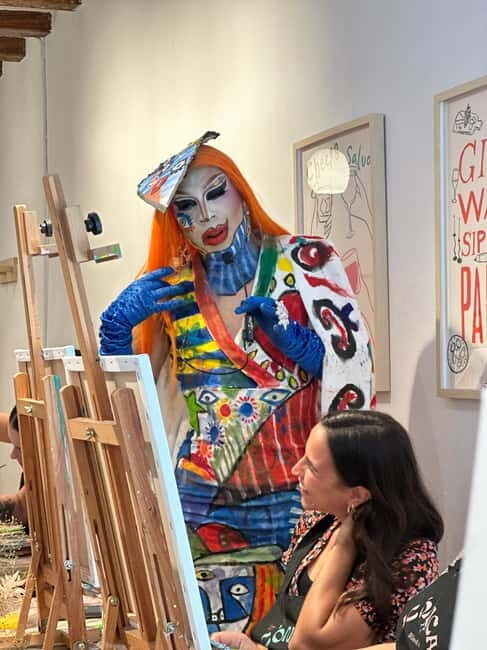 Barcelona: Join the Painting Party with Tarot, Drag & More! - What You Get for Your Money