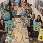 Barcelona: Learn to paint, sip wine, enjoy snacks & music - What the Experience Looks Like