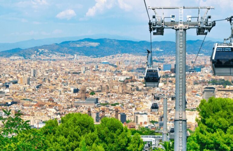 Barcelona: Montjuïc Cable Car Ticket with Audio Guide - The Itinerary Breakdown