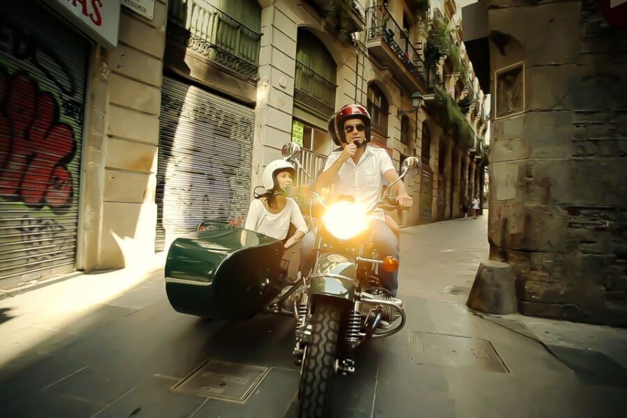 Barcelona: Motorcycle Sidecar Full-Day Tour with Stops - Exploring the Old City and Historic Districts