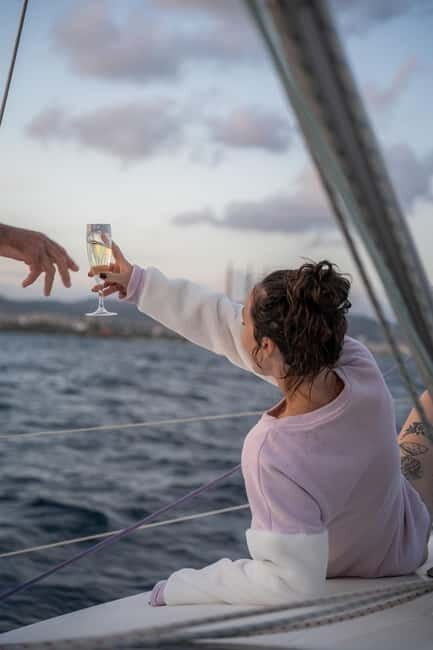 Barcelona: Private Boat Tour for 2, Swim, Snack and Drinks - Discovering Barcelona from the Water